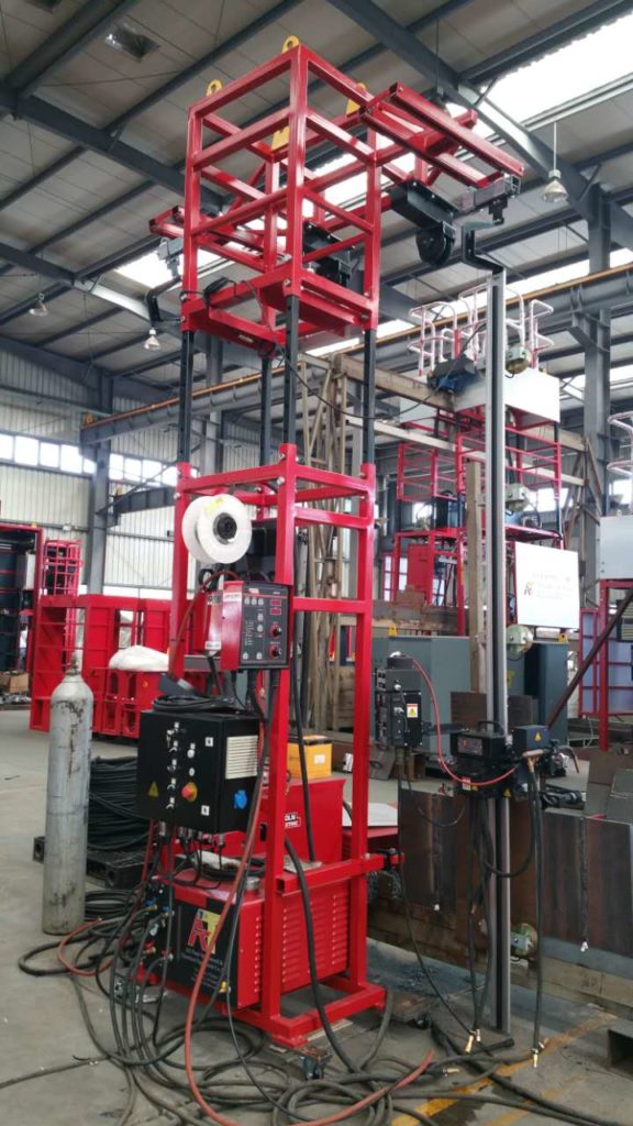 EGW | Electrogas Welder | Electrogas vert welder - Tank Welding LLC